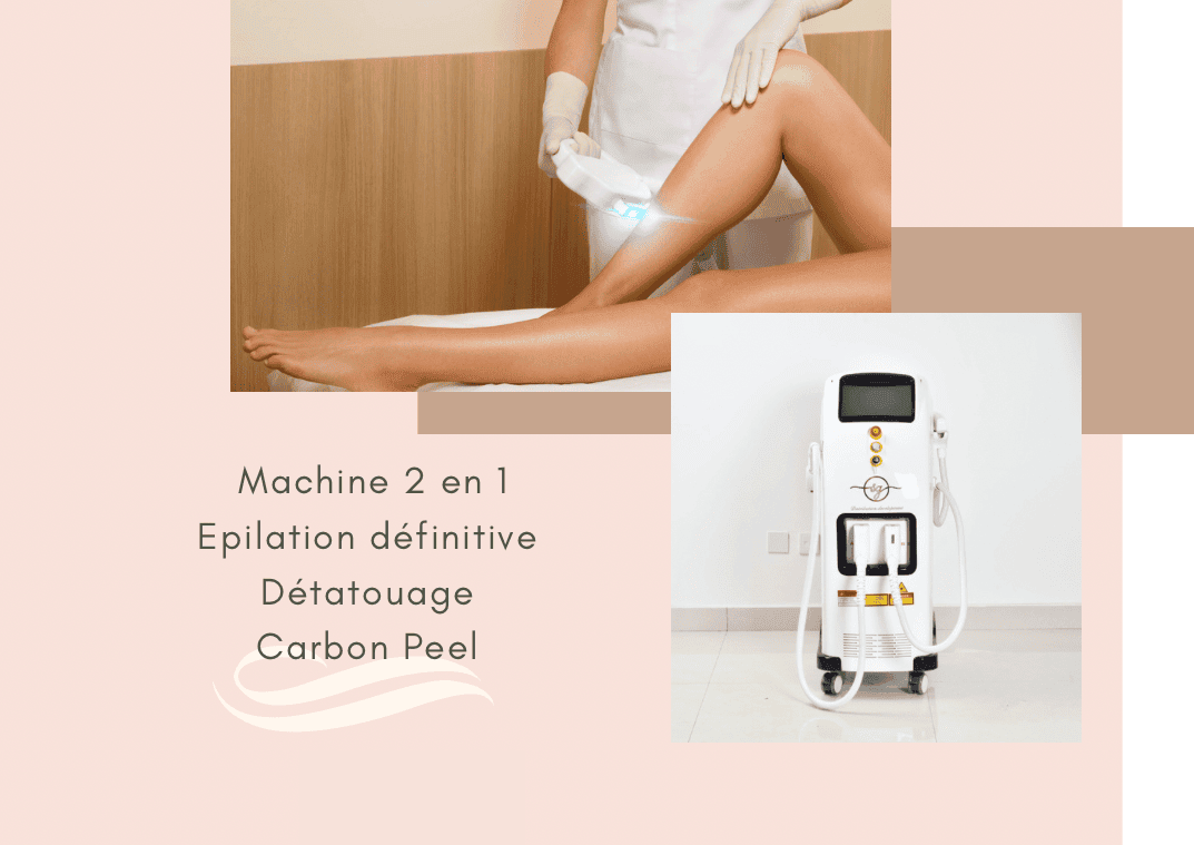 Machine professionnelle épilation définitive